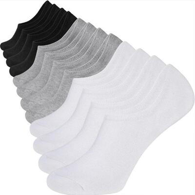 Women Invisible Socks 40 20 Pairs Color Breathable Elastic