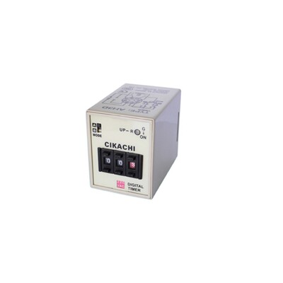 CIKACHI台湾嘉阳 多段式数位型限时继电器AH3D-M按键式时间继电器