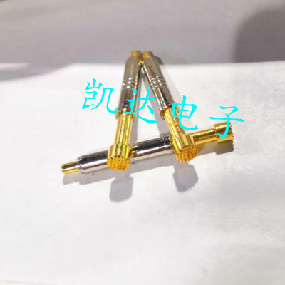 一体式测试探针PH-6H 测试针4.5*40mm细齿梅花头顶针 弹簧针