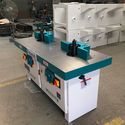 厂家直销睿益木工机械镂铣机推台铣床双轴立铣立式双头铣床MX5317