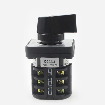 施赫万能转换开关LW8-10D222/3电机电源切换1用2备手动主备污水泵