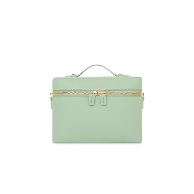 FIBRENO 小号化妆盒斜挎包浅草绿色VANITY BAG S • 24 PISTACHIO