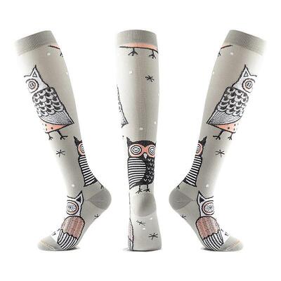 Multi-color Compression Socks Long Golfs Tube Socks Women Me