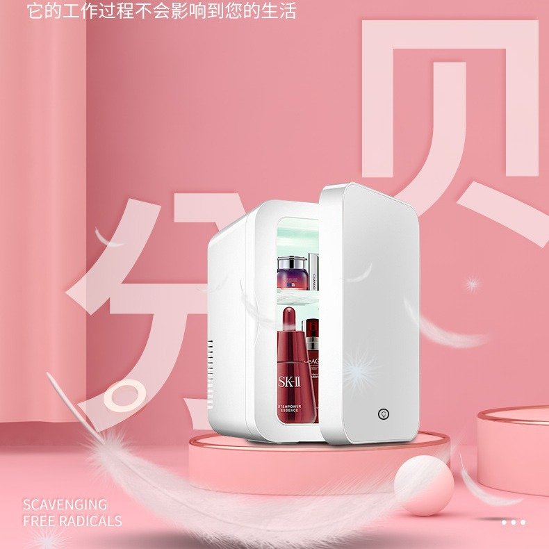 8L化妆品冰箱/美妆小冰箱/水果饮料冷藏箱/礼品小冰箱/车载冰箱