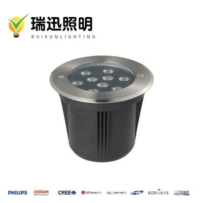 3W6W9W12W15W18W24W36W防水LED全不锈钢地埋灯 圆形水下埋地灯