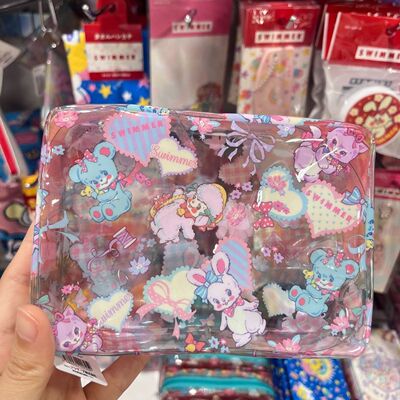 昭和swimmer透明可爱笔袋