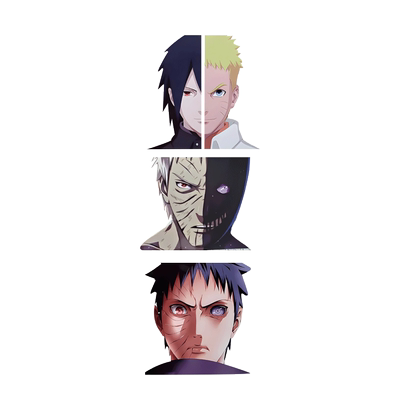 新品kook火影忍者车贴鼬阿飞