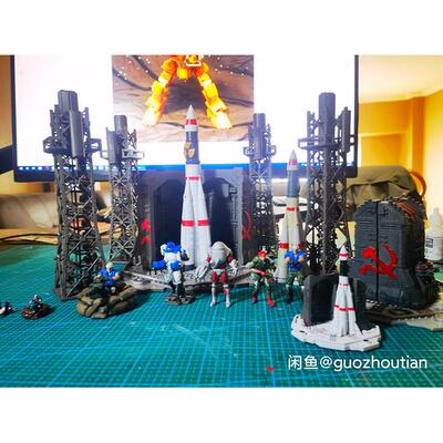 模型通用大国重器核弹发射井红警2大号手办超级武器苏联机密