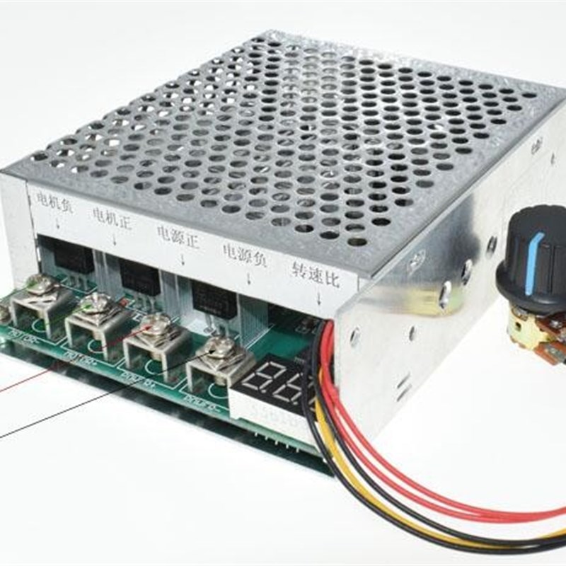 60A大功率 PWM直流电机调速器 数字刻度 精准定位表 12V24V36V