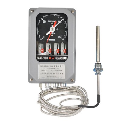现货 BWY-804A温控仪BWY-804D温度计变压Q器专用温度指示控制器