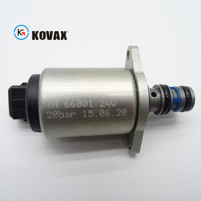 KOVAX 旋挖电磁阀TM66001 24V 20Bar 挖掘机液压泵比例电磁阀