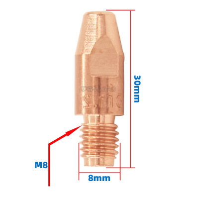 跨境MB36KD导电嘴36KD保护套连接杆气保焊枪MIG配件分流器 11PCS