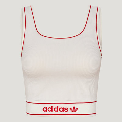 滔搏adidas阿迪达斯三叶草女子WAISTBAND TANK运动背心LF4591