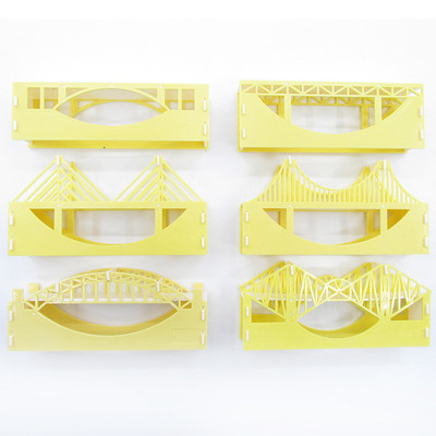 80140动手拼装桥梁模型器材套件 六种结构 高中/初学物理实验器材