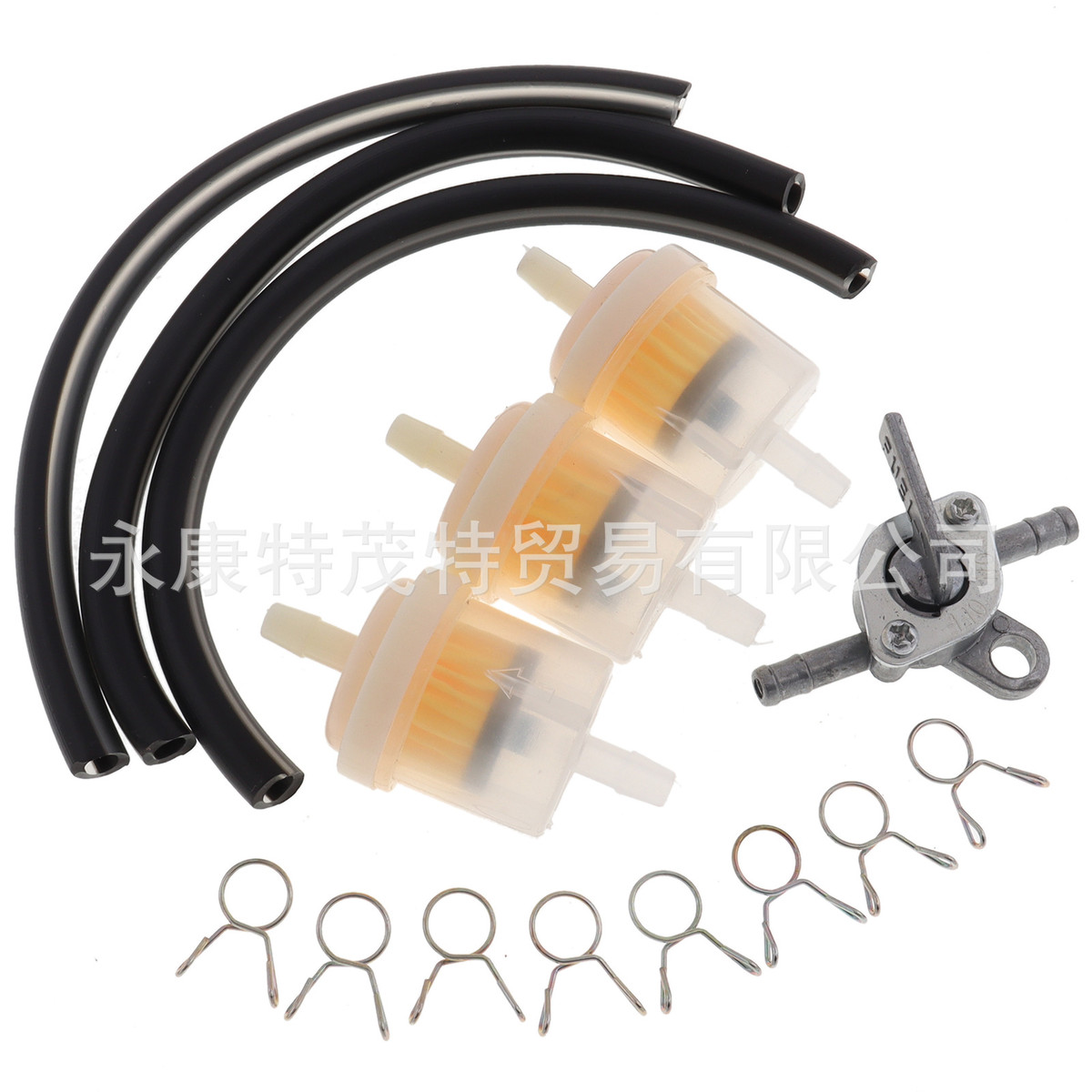 ATV摩托车沙滩车燃油开关过滤器 油箱开关+油滤器+油管套件