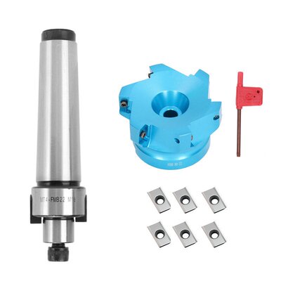 铣刀杆MTB4-FMB22后拉M16 配 80直角铝刀盘专用APMT1604刀粒10粒