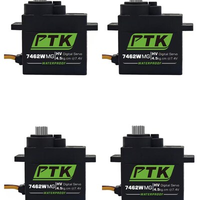 PTK 7462W MG 9g仿生翼舵机 金属齿轮  180 倾转数字换档舵机