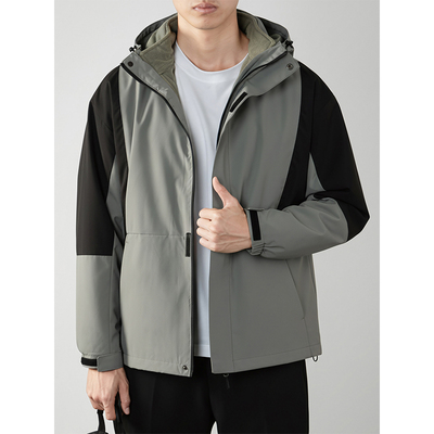 可拆卸两件套防风防雨冲锋衣外套