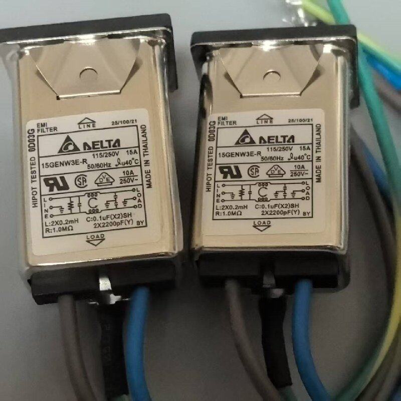 原装台达/DELTA电源滤波器15GENW3E-R 15A卡弹片抗干扰插座滤波器