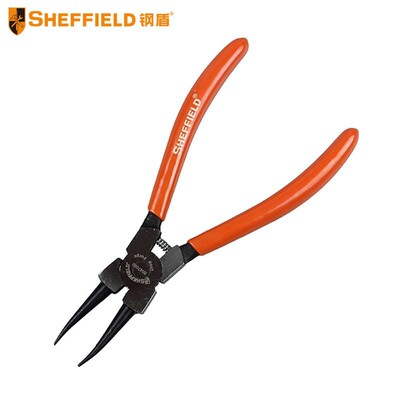 SHEFFIELD/钢盾 S047029 美式穴用直口卡簧钳（内卡簧）