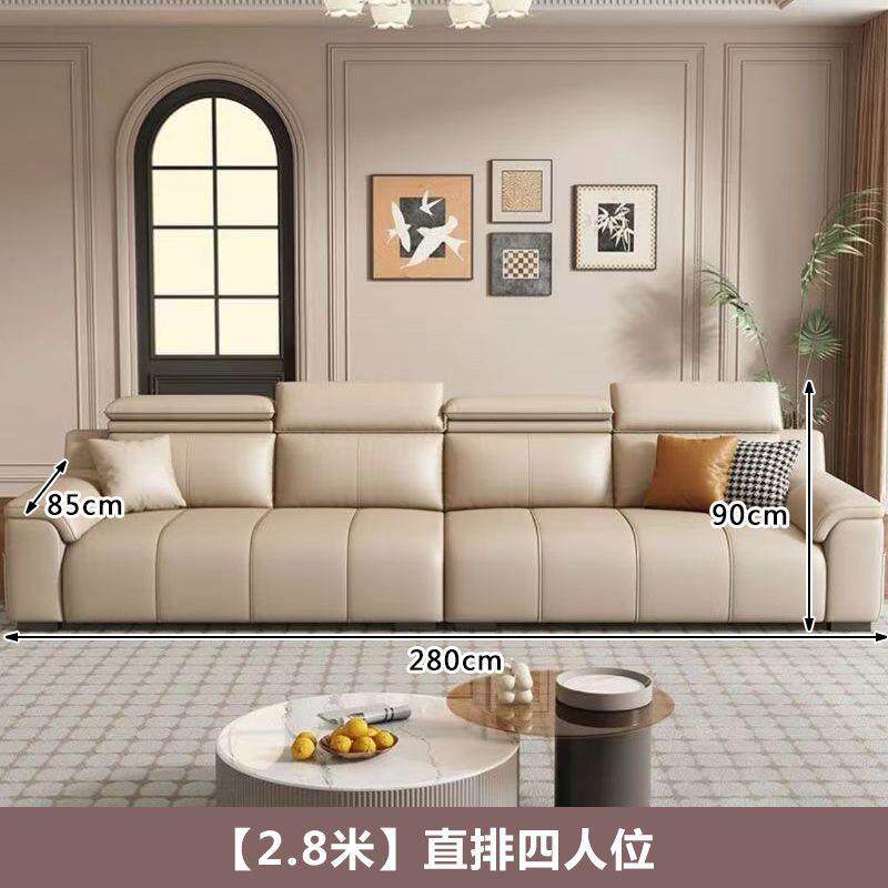 生态猫抓皮皮艺沙发简约现代小户型出租屋客厅意式皮艺沙发高级