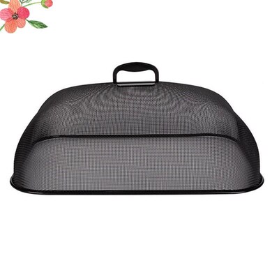 1Pc Plate Covekr Dish Cover Mesh Cover Dining Table Rectangl