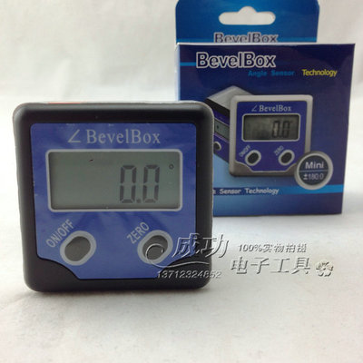 带磁性Bevel Box/Level Box/角度仪/测角仪T/倾角盒/倾角仪