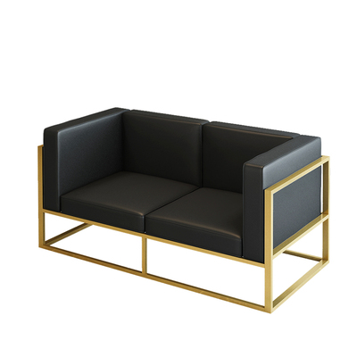 办公室沙发茶几组合套装简约现代B商务洽谈接待室会客区休闲三人