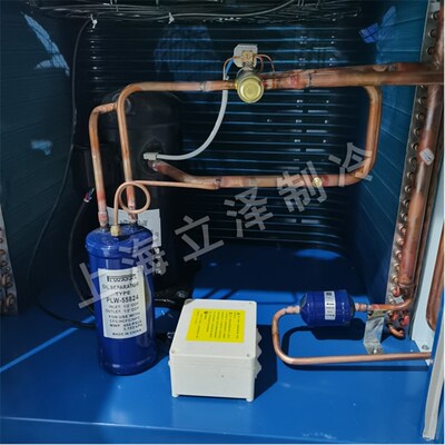 冷库制冷机组散热器3 5 8p10p匹12p匹15p2O0匹风冷U型箱式机组V型