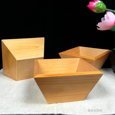 新品实木木升子米斗四方木质香炉搬迁乔迁L结婚用升斗仿古榫卯摆