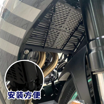 适用凯越321RR摩托车改装水Q箱网水箱防护网