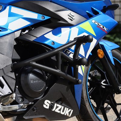 适用于铃木dgsx250r防摔杠竞技护杠gsx250摩托车前保险杠改装配件