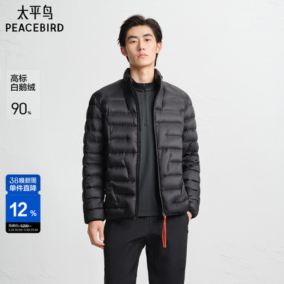【AIRxPEACE】太平鸟男装 2025冬季新款鹅绒立领羽绒服B2ACF4492