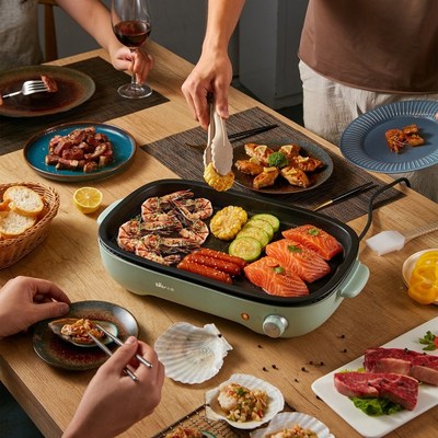 Electric oven home smokeless barbecue KorLean  dish  baking