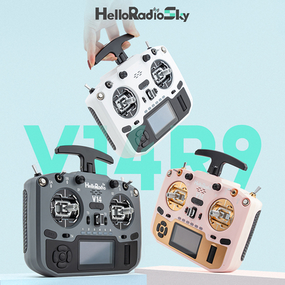 HelloRadio V14多协议遥控器兼容FPV高频头EDGETX固件全尺寸摇杆