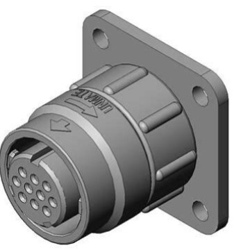 JAE航空电子工业小型圆形丸形插头JN2MS10SLK-RJN2MS10SL1-R