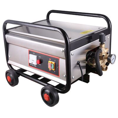 极速998/55/58不锈r钢大u流量清洗机商用电动洗车机自吸220V380V