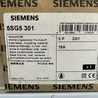 议价【议价】5SG5301 NEOZED熔断器底座D01 3 极