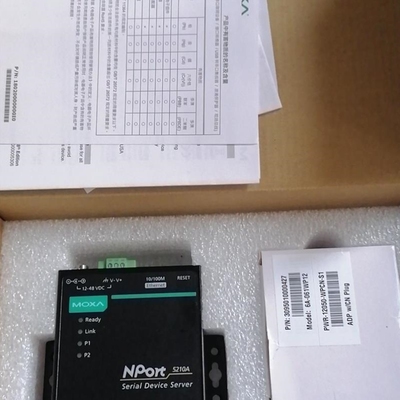 议价摩莎MOXA NPort5210A 2口RS-232串口联网服务器 串口转网路接