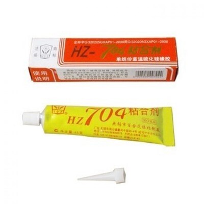 极速百合花HZ-704黏合剂无锡z704矽橡胶黏胶剂密封胶粘接剂白色耐