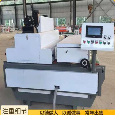 uv辊涂机设备 镀锌板全自动过油机 竹木纤维板背景墙UV光油淋涂机