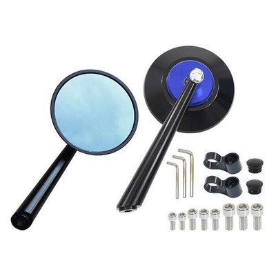 MSX125 M3j小猴子 银钢小怪兽 摩托车改装CNC后视镜电摩圆款反光