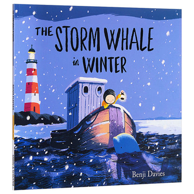 进口英文原版 Benji Davies  班吉戴维斯 浴缸里的鲸鱼2 The Storm Whale In Winter  冬天的暴风鲸 现货 儿童绘本