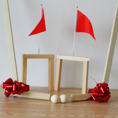 极速传统游戏道具捶丸幼儿园儿童B古木质户外运动团建幼儿园曲棍