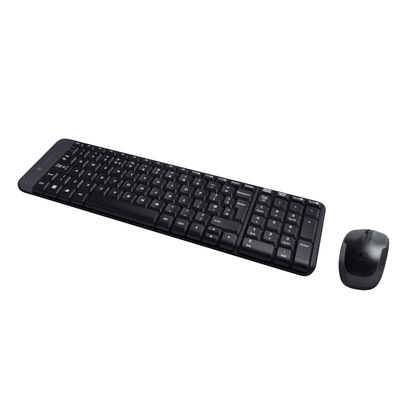 极速Logitech MK220 104 Keys Keyboard 1000LDPI Mouse Set USB