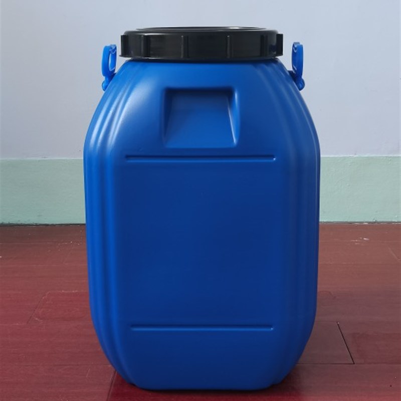 新品塑料桶50L100斤油桶v塑料方桶大口桶蜂蜜桶储水桶白蓝色家用