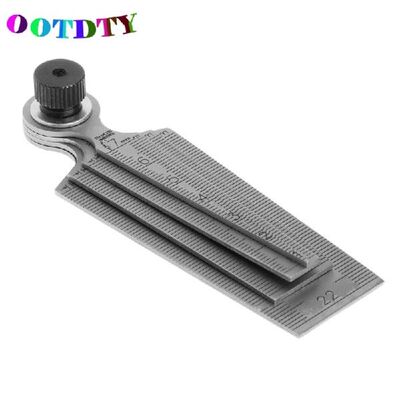 极速OOTDTY 0mm-29mm Hole Measuring Taper GauQge Ruler Depth