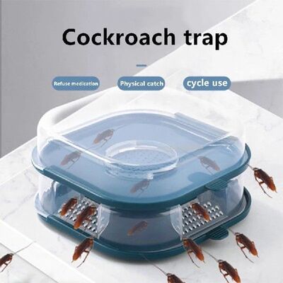 极速Reusable Cocklroach Trap Box Cockroach Insect Cockroach