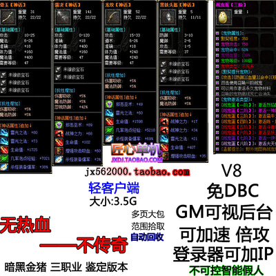 传奇鉴定宝石宠物暗黑三职业符文