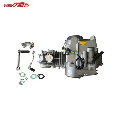 越野摩托车银翔125CC脚启动手离合勾四档档位铝缸YX150发动机总成